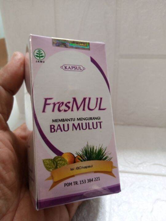 Fresh Mul Obat Herbal Penghilang Bau Mulut & Penyegar Nafas Kapsul Obat ...