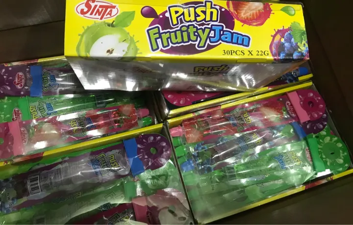 PUSH Fruity Jam Candy ( 30 pcs x 22G for Lootbag filler, Giveaways and ...