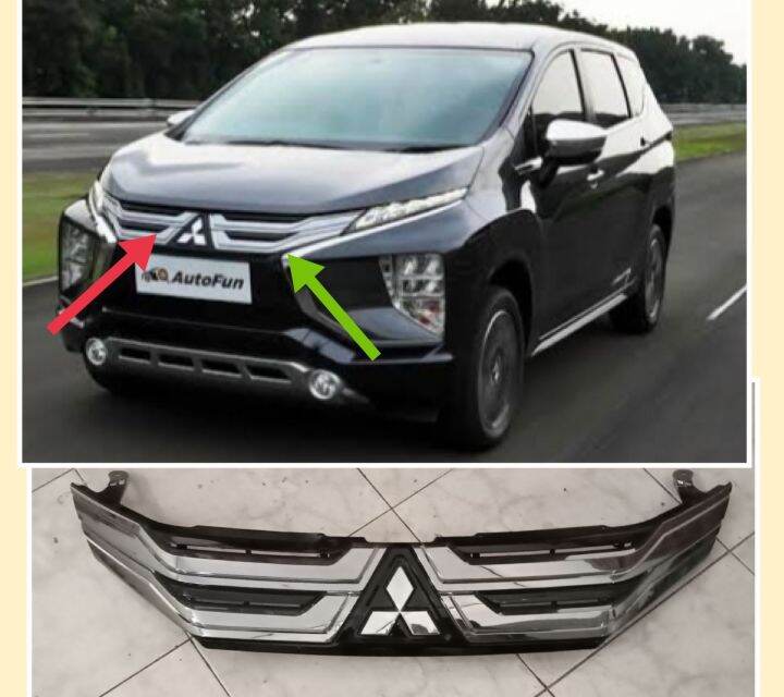 grill grille Mitsubishi xpander 2020-2021 facelift | Lazada Indonesia
