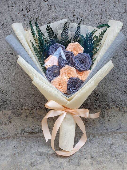 buket bunga satin pilihan warna 31,5 | Lazada Indonesia