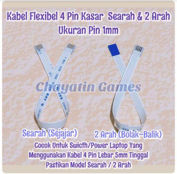 Kabel Flexibel Switch Power Laptop 4 Pin Kasar Model dan Panjang Sesuai ...