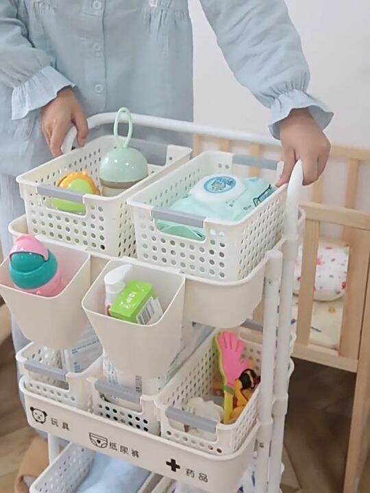 Yoice 3 Tier Trolley Cart Organizer For Baby Trolley Cart Trolley Cart ...