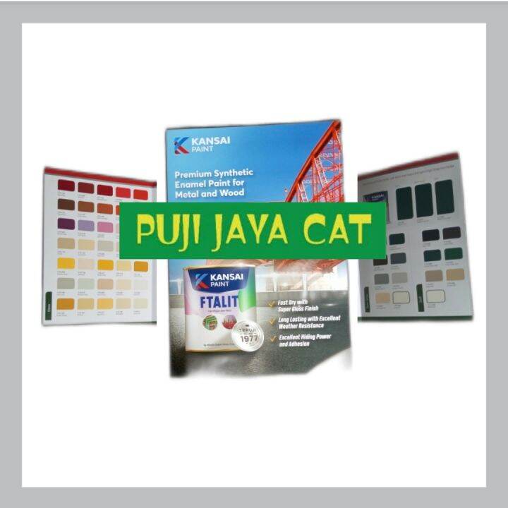 KATALOG WARNA FTALIT CAT KAYU DAN BESI KANSAI PAINT | Lazada Indonesia