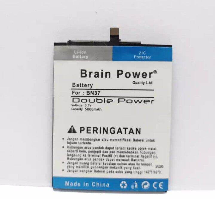 BATRAI BATRE XIAOMI REDMI 6A REDMI 6 BN-37 BN37 DOUBLE POWER 5800MAH ...
