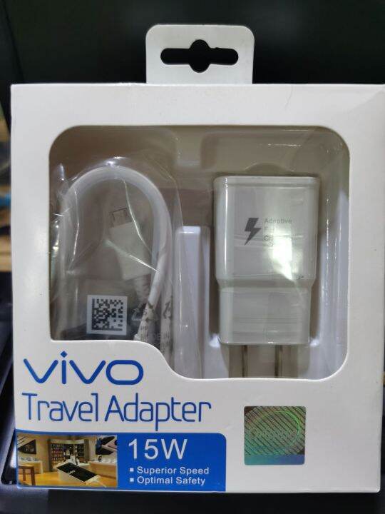 VIVO 15W ORIGINAL 2in1 TRAVEL ADAPTER CHARGER with micro USB cable ...