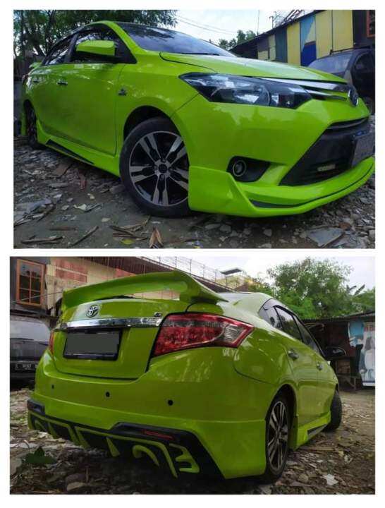 bodykit vios gen tiga 1 set model drive depan blakamg kanan kirir ...