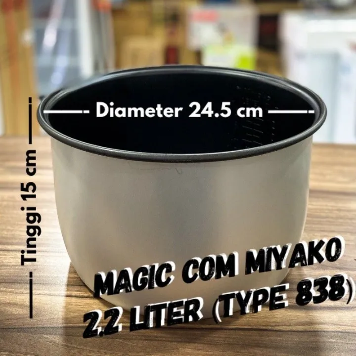 panci Magicom Miyako original ukuran 2.2 liter tipe 838 | Lazada Indonesia