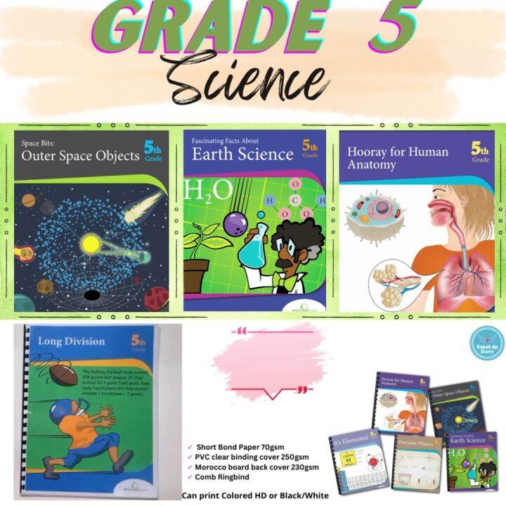 GRADE 5 (SCIENCE) Activity Workbook Worksheet Homeschool Learning ...