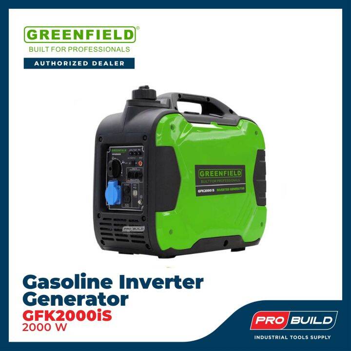 Greenfield Gasoline Generator 2000W GFK2000IS (INVERTER TYPE) | Lazada PH