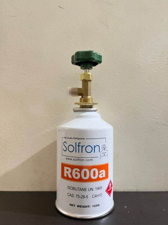 Solfron R600a/R600 120g in Can + Valve Adapter Set | Lazada PH