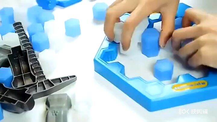 Mini Kids Save Penguin Ice Block Breaker Trap Toys Desktop Game Fun ...
