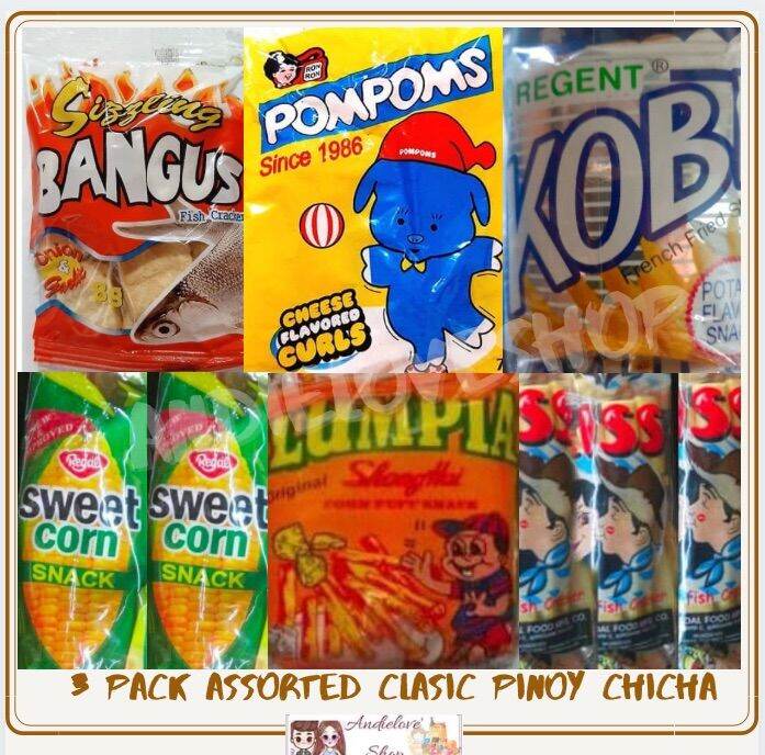 [FOOD] Assorted 90's Snack (1pack & 3 packs ) Bangus, Pompoms , Kobi ...