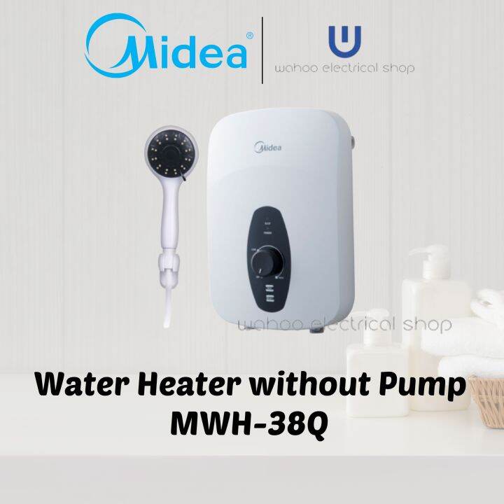 MIDEA INSTANT WATER HEATER WITHOUT PUMP (MWH-38Q) | Lazada
