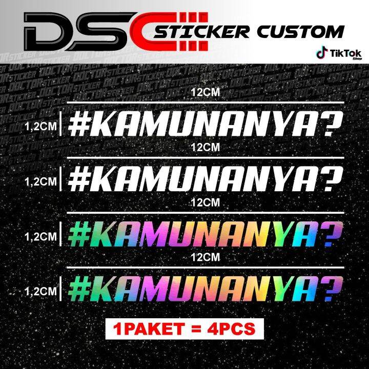 Stiker Cutting Viral Kamu Nanya | Lazada Indonesia Stiker Cutting Viral Kamu Nanya | Lazada Indonesia