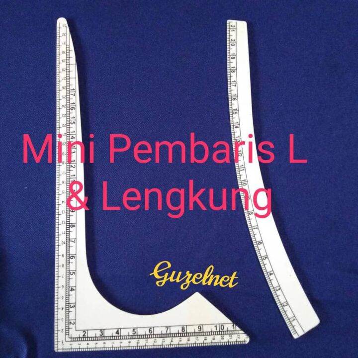 1pack Small L shape & Curve Ruler / Pembaris L & Lengkung Kecil ...