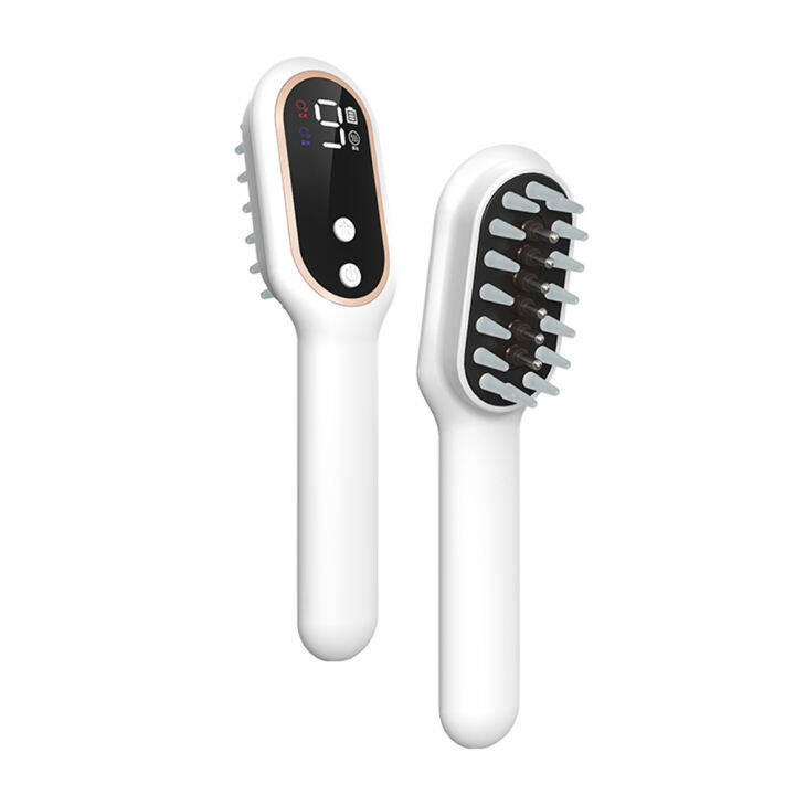 Laser Hair Growth Massage Comb Red Blue Light Therapy Hair Nourishing ...