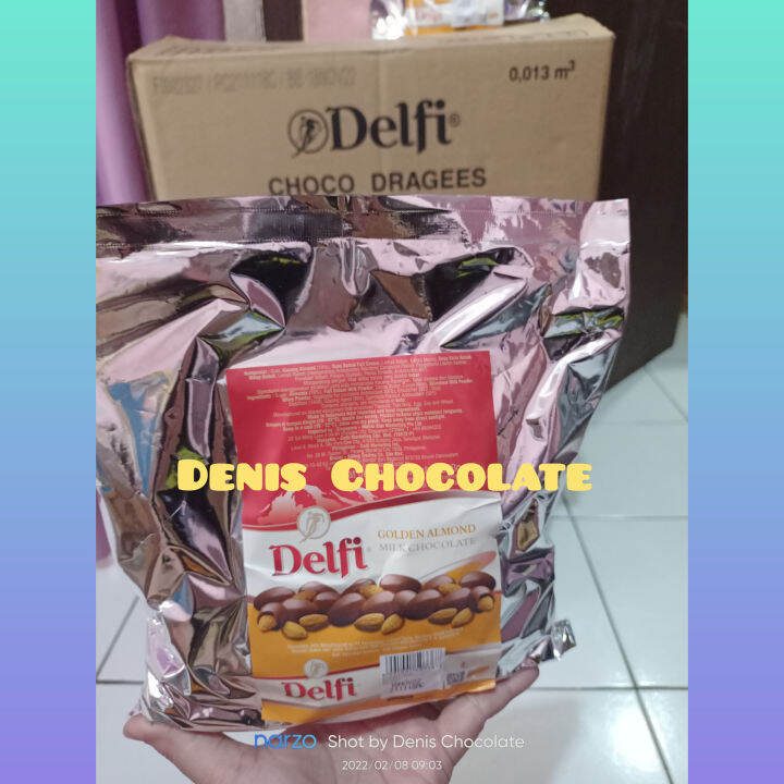 Coklat Delfi Choco Almond & Cashew 1kg | Lazada Indonesia