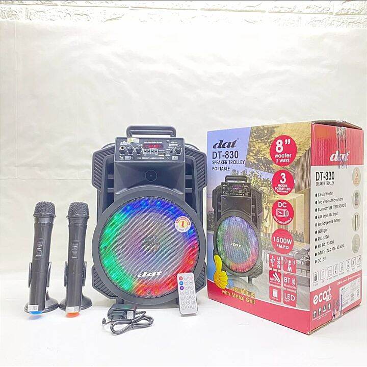 Speaker Portable Dat DT 830 8 inch | Lazada Indonesia