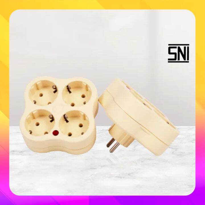 CAHAYA Multi Socket SC-394 4 In 1 | Stop Kontak Arde | Soket 4 Lubang ...