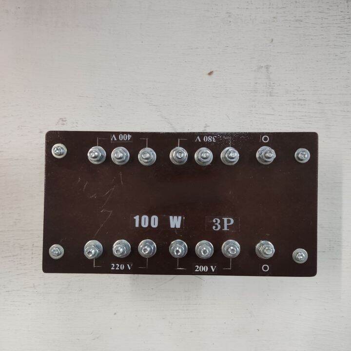 Trafo Step Up Down Auto 3 phase 380V/400V - 200V/220V 100 Wat | Lazada Indonesia