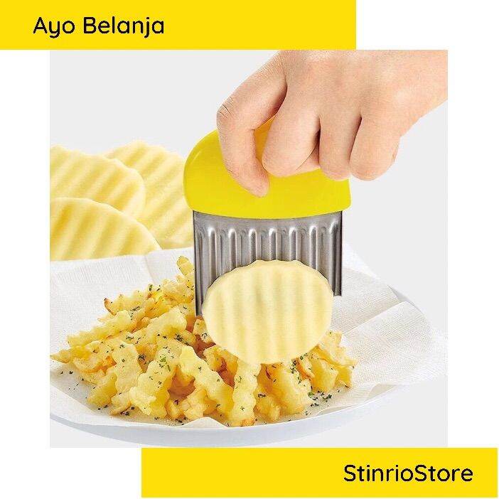 Alat Pemotong Kentang Timun Bergelombang Potato Slicer | Lazada Indonesia