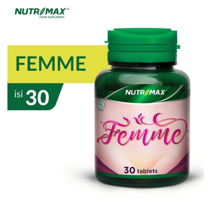 Nutrimax Femme Phytoestrogen Kesehatan Payudara Wanita Keseimbangan Hormon Menormalkan Siklus ...