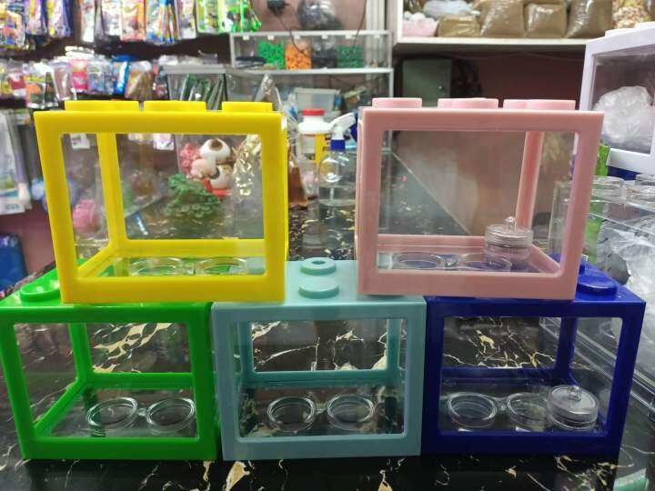 betta tank lego type with led light included | Lazada PH