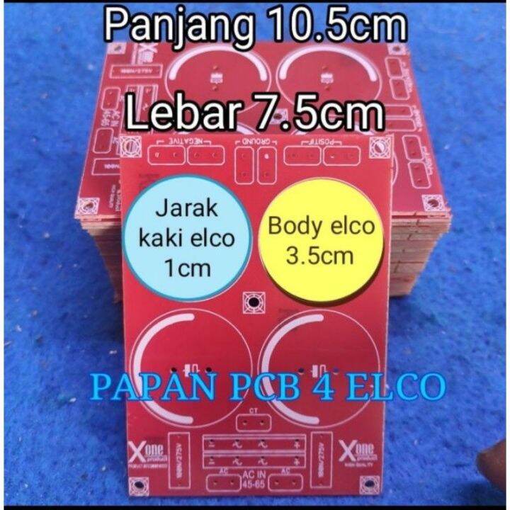 Pcb Psu Elco power amplifier / papan Pcb elco | Lazada Indonesia