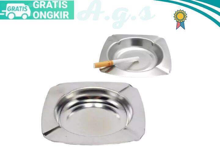 Asbak Stainless - 3 pic - Asbak Lucu - Asbak Cantik - Asbak Anti Karat ...