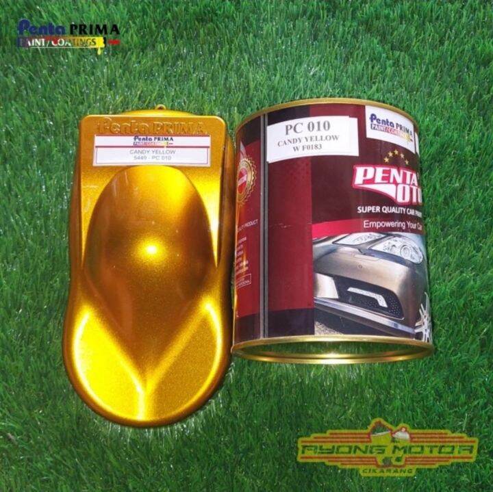 Cat Penta Oto/Cat Duco PU PC 010 Candytone Yellow 1Kg | Lazada Indonesia