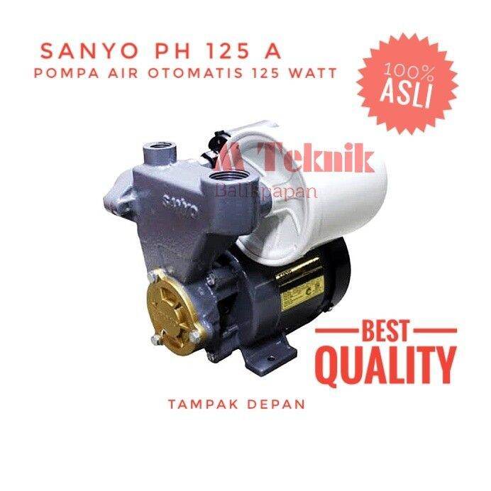 Pompa air otomatis Sanyo PH 125 A water pump 125 watt ph125 | Lazada ...