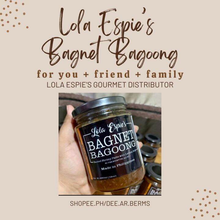 LOLA ESPIE's Bagnet Bagoong 240ml | Lazada PH