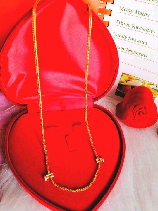 24K GOLD PLATED THALI KODI RANTAI LEHER SADUR EMAS 24K SKRU LOCK 24K ...