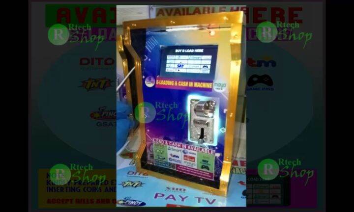 Offline Eloading Vendo Machine w/ Gcash In(KIOSK type -coins only ...