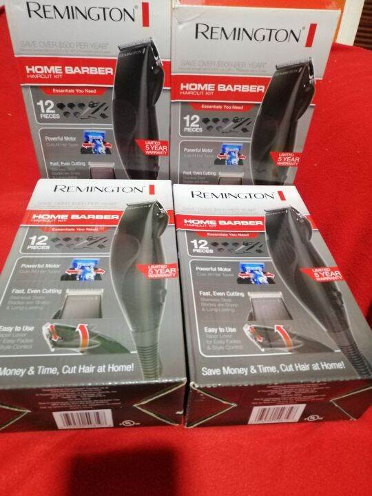 REMINGTON HOME BARBER HAIRCUT KIT Razor, note 110 V need ng transformer ...