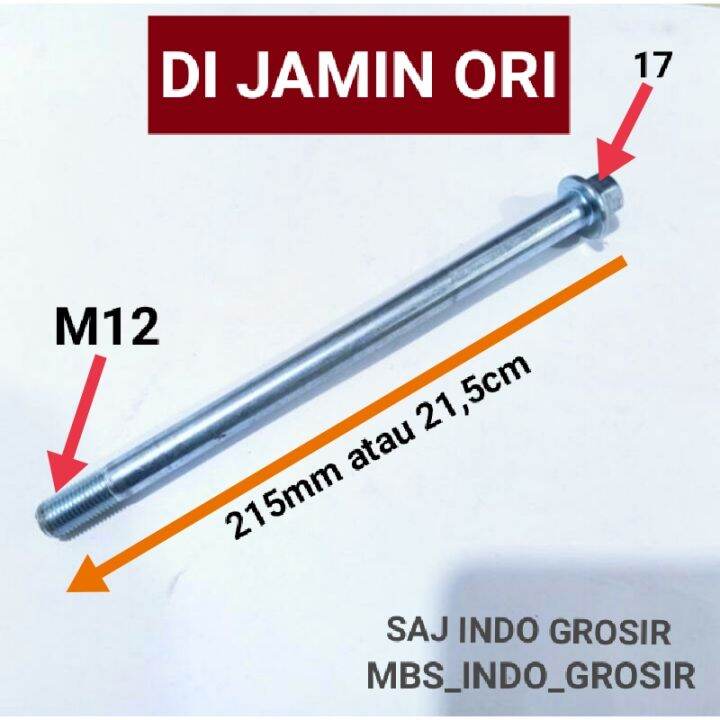 Baut AS RODA HONDA MEGA PRO , TIGER, VERZA ORIGINAL | Lazada Indonesia