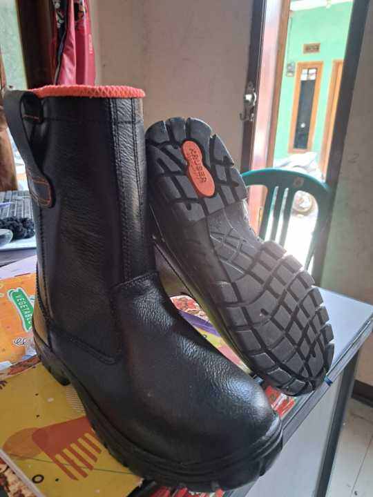 sepatu kruser kulit ujung besi | Lazada Indonesia