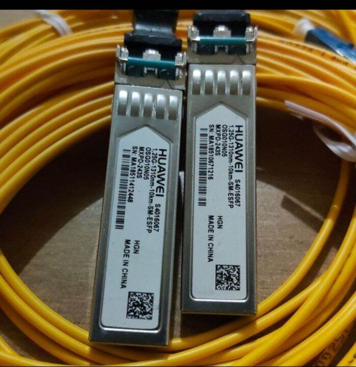 Sfp Huawei 1.25g 10km SM + fathcord 20m | Lazada Indonesia