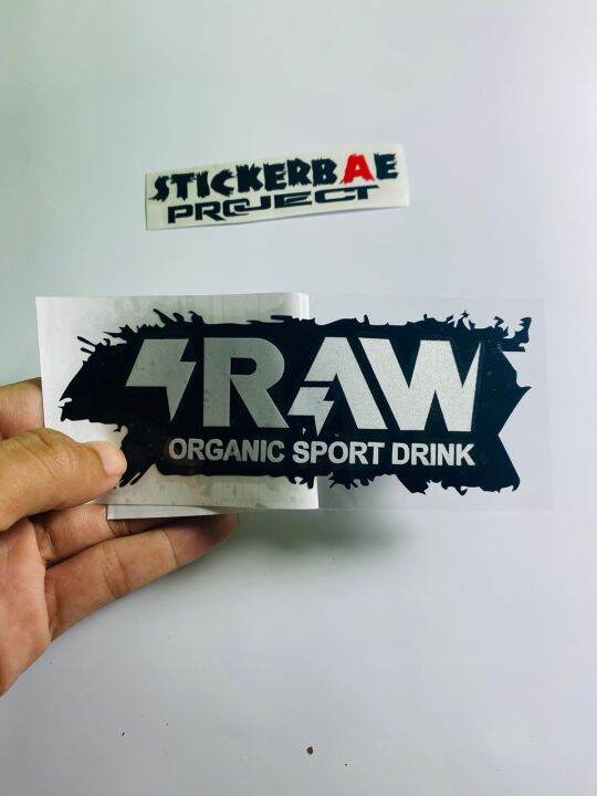 Sticker raw stiker organic sport drink cutting stiker helm sticker tt ...