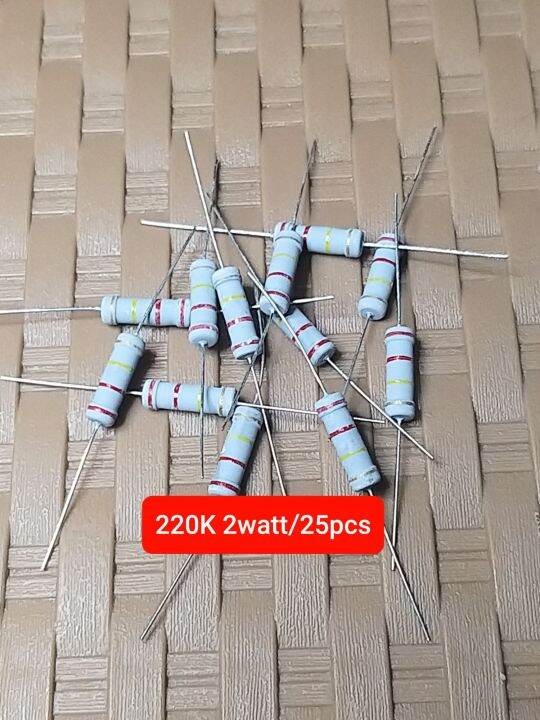 Resistor 220k 2watt 25pcs | Lazada Indonesia