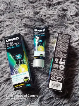 Close Up Toothpaste Smile