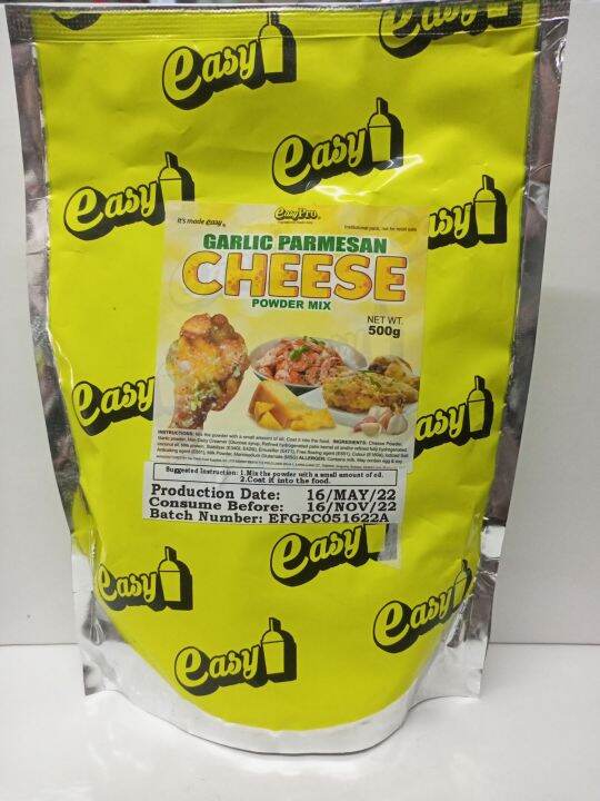 EasyPro - Garlic Parmesan Cheese 500g Easy Pro Products Garlic Parmesan ...