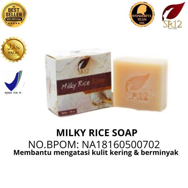 SR12 SABUN MILKY RICE | Lazada Indonesia