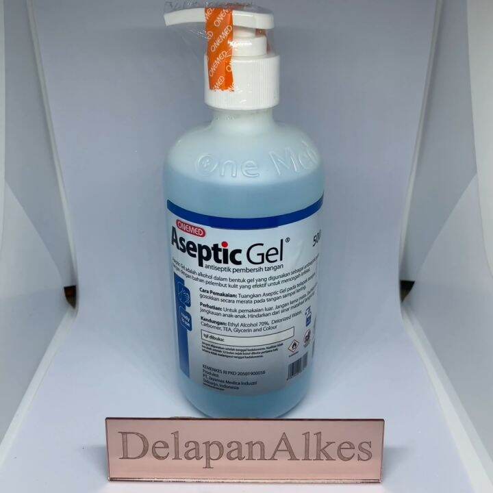 ONEMED Aseptic Gel 500ml Antiseptic Gel Hand Sanitizer Refill | Lazada ...