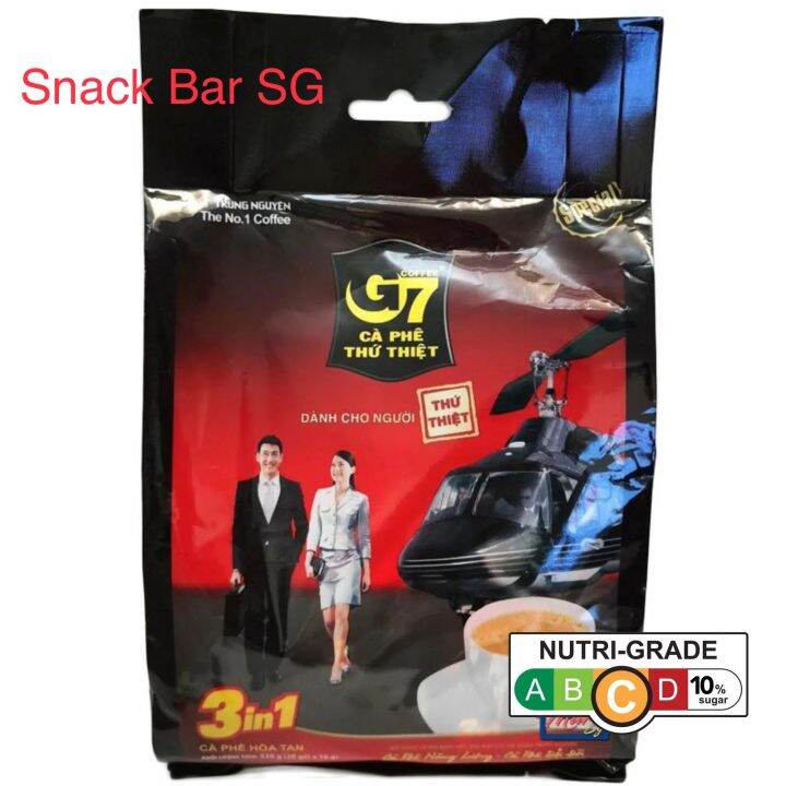 G7 instant coffee 3in1 (50 sachets x 16g) - Vietnam Trung Nguyen Brand ...