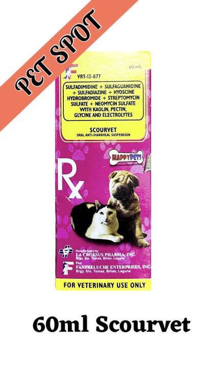 SCOURVET (ANTI-DIARRHEAL SUSPENSION) | Lazada PH