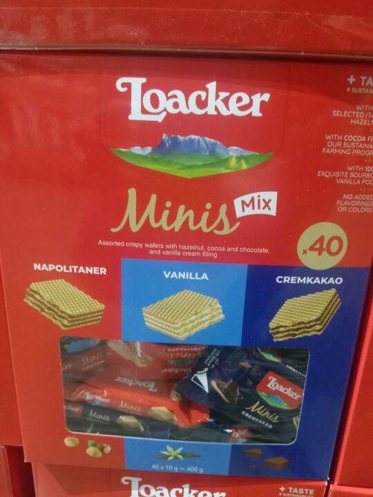 LOACKER MINI WAFER 400GRMS (ITALY) 133503 | Lazada PH