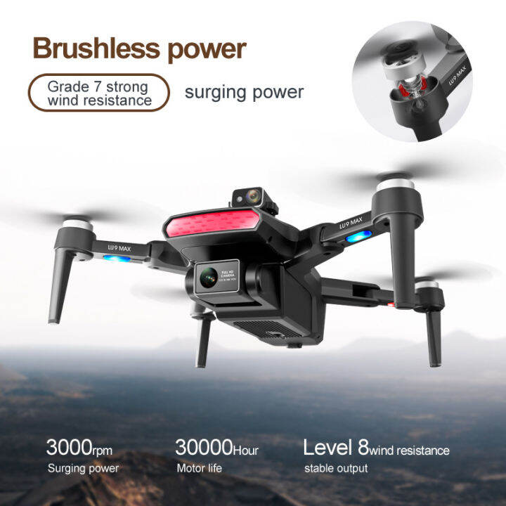 Lu9 Max Laser Obstacle Avoidance Plane 8K Hd Aerial Photography Folding ...