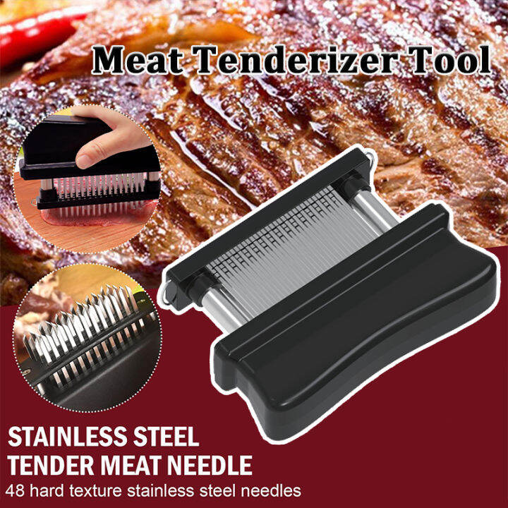 Meat Tenderizer Tool 48 Blades Needle Stainless Steel Knife Bbq