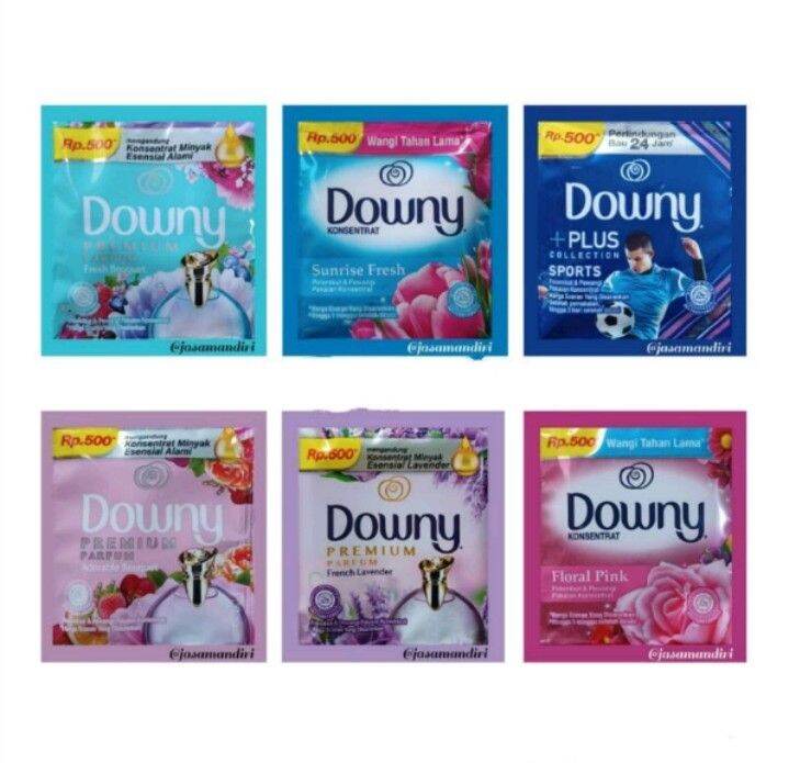 Downy Pelembut Dan Pewangi Pakaian 10 ml X 12 Sachet Kemasan Rp 500 | Lazada Indonesia